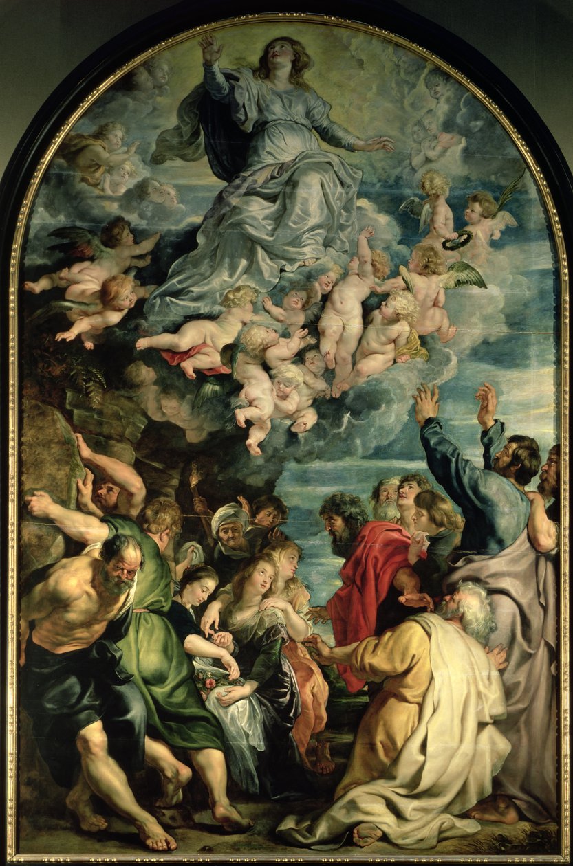The Assumption of the Virgin Altarpiece by Peter Paul Rubens